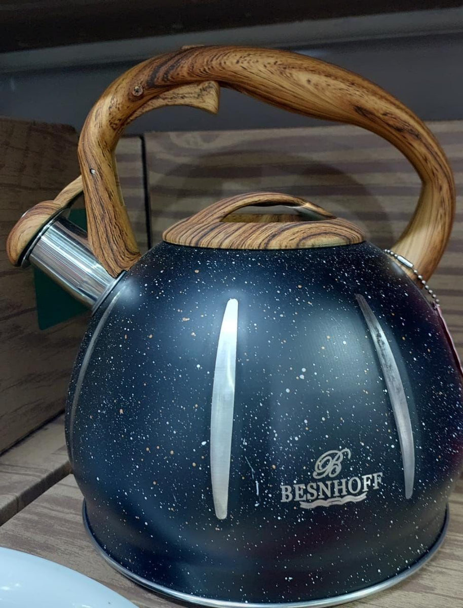 Stove Top Kettle - Marble Black Striped – Grabbit Online