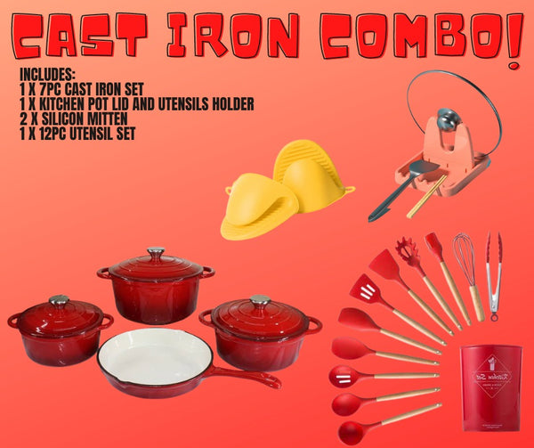 Cast Iron Combo - RED – Grabbit Online